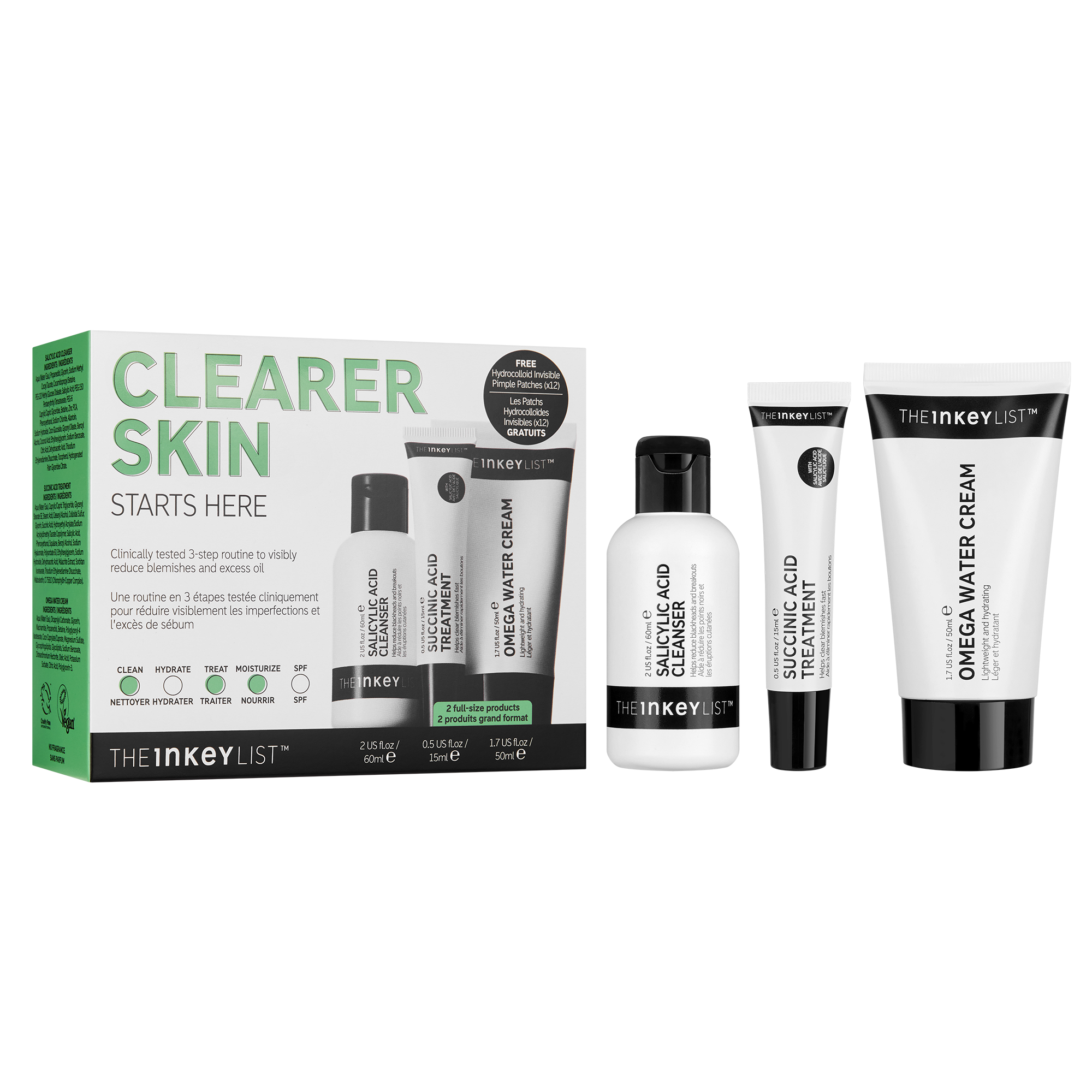 Blemish & Breakout Clearing Kit | The INKEY List UK