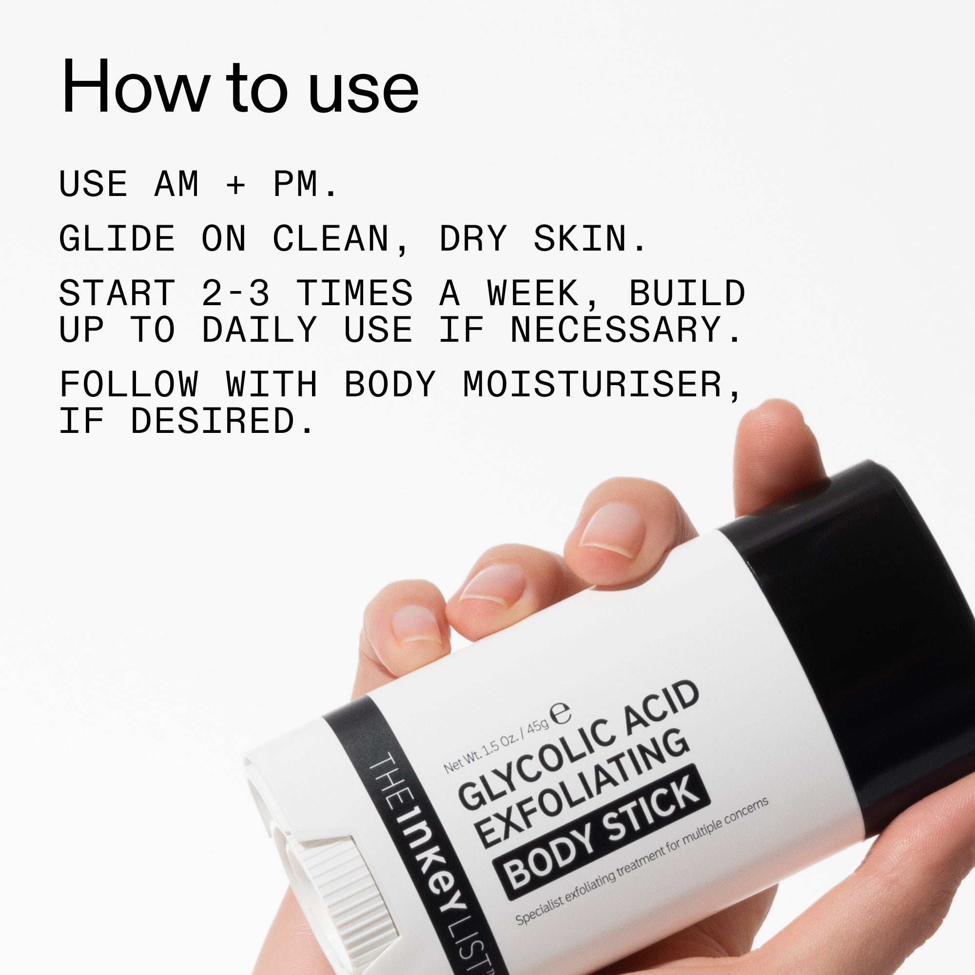 Keratosis Pilaris & Ingrown Hair Treatment Stick | The INKEY List UK