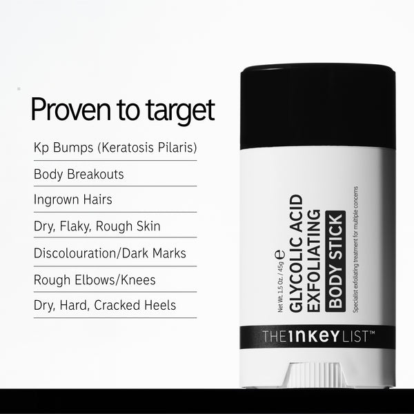 Glycolic Acid Exfoliating Body Stick | The INKEY List UK